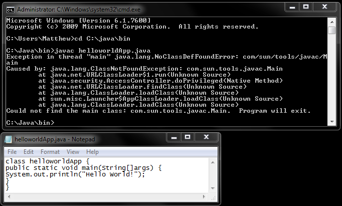 Beginer Java help, Can't compile | Overclock.net